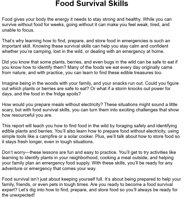 12 Kids’ Survival Skills Reports Bundle – AI Assisted PLR – PLR Launch