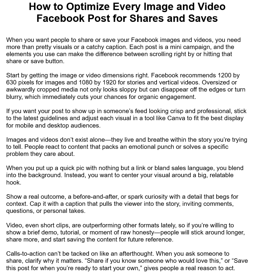 Organic Facebook Marketing Mastery – 30 AI PLR Articles – PLR Launch