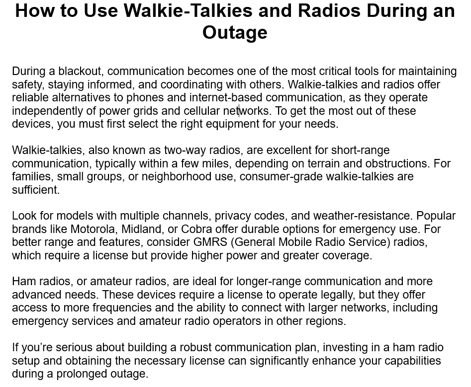 Digital Blackout Survival Blog Post Bundle – AI Assisted PLR – PLR Launch